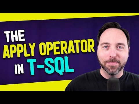 Video: The APPLY Operator in T-SQL – 36 Chambers – The Legendary ...