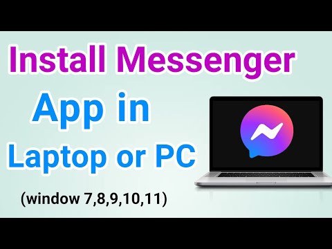 Laptop me messenger app kaise download kare | How to install facebook messenger app in laptop or Pc