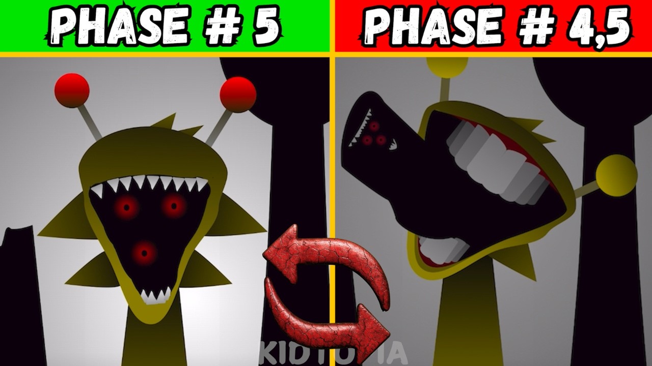 Incredibox Sprunki - Transfotmation Phase#4,5 VS Phase#5