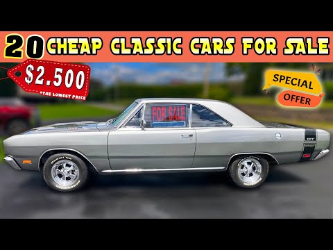 20 Best CHEAP Classic Cars for Sale by Owners !!!