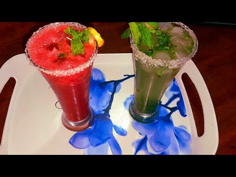 BEST MINT LEMON 🍋 MOJITO/WATER MELON MOJITO (2 Different ways)