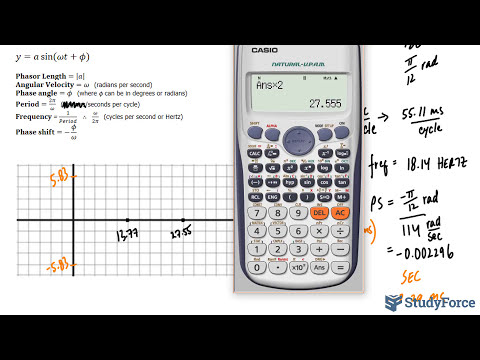 📚 How to analyze the sine wave for amplitude, angular velocity, phase angle, etc.