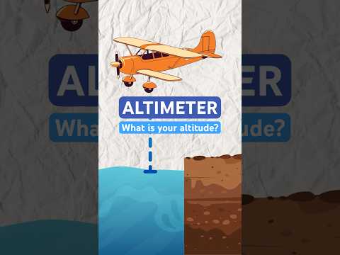 How Does Your Plane Know Its Height? #altimeter #airplane #altitude