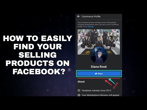HOW TO EASILY FIND YOUR COMMERCE PROFILE ON FACEBOOK? || Diana Rosé