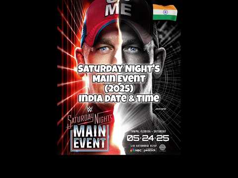 Saturday Night's Main Event (2025) India Date and Time