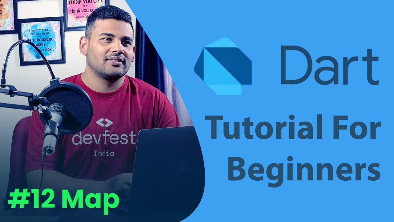 Dart Map - #12 Dart Programming Tutorial for Beginners