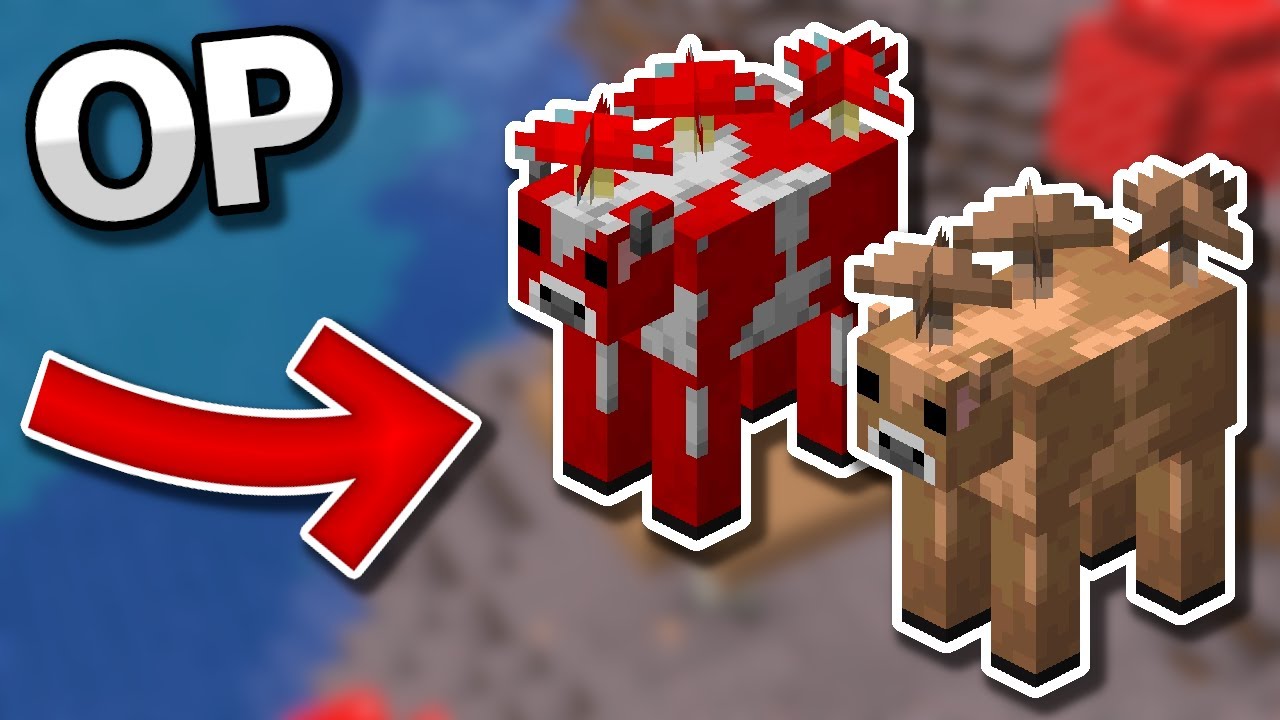 Mooshrooms & Mushroom Islands are OP in Minecraft