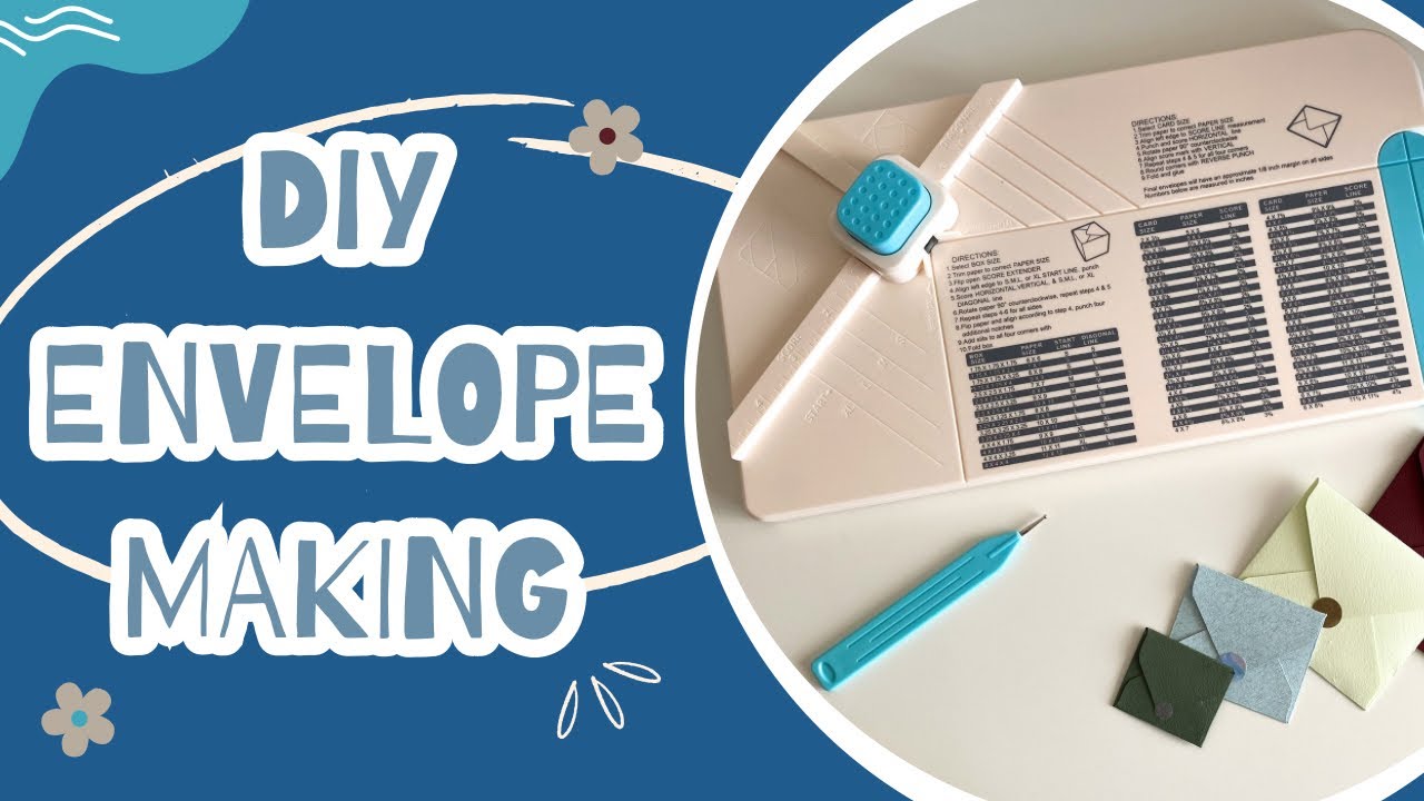 DIY Envelope Making | How to Use an Envelope Maker Step by Step ✨✂️