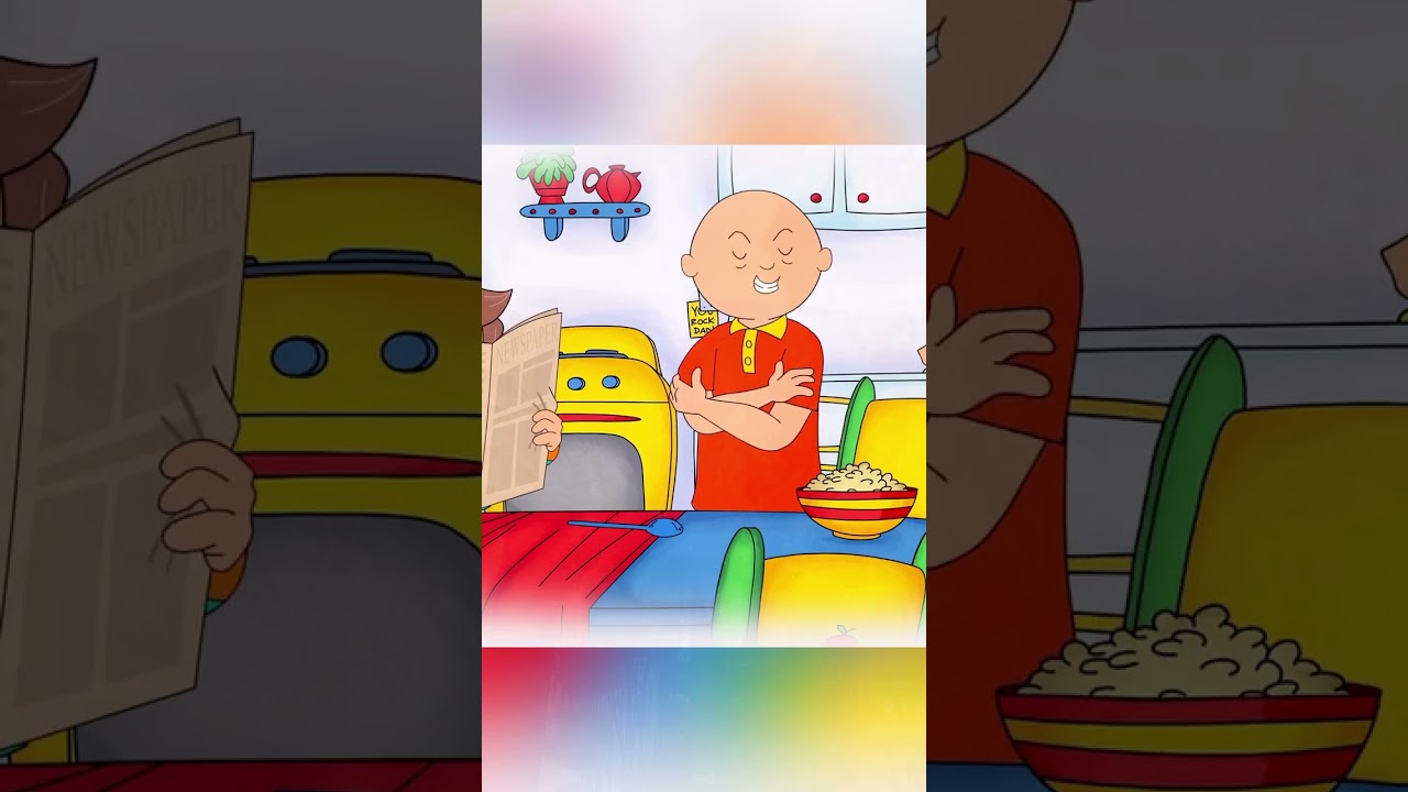 Caillou the grownup #shorts