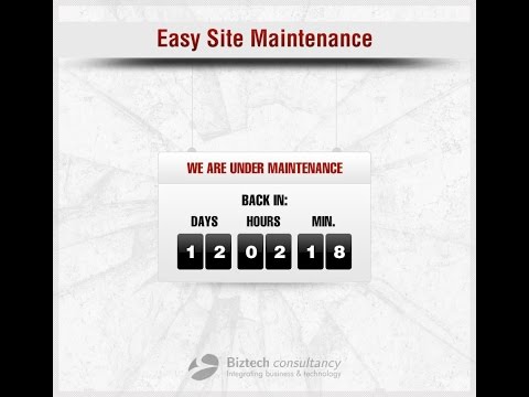 Easy Site Maintenance Magento Extension by Biztech Consultancy