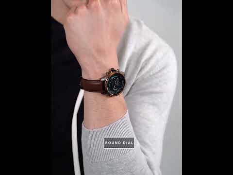 Titan NQ1830KL02 Titan Maritime Pro Chronograph Green Dial Brown ...