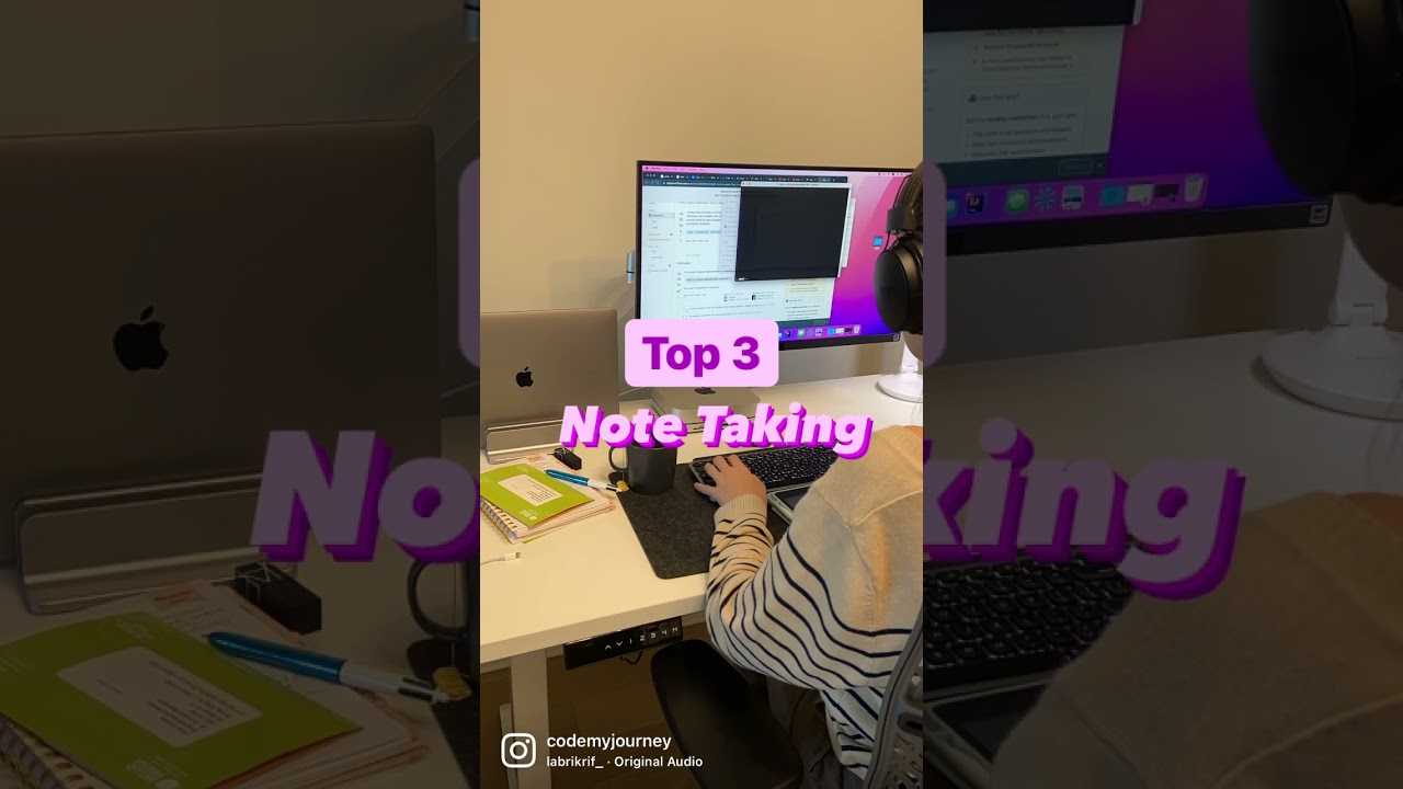 Note taking to boost productivity! #coding #study #productivity