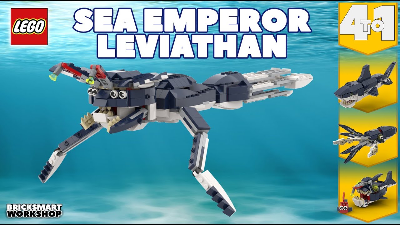 Sea Emperor Leviathan LEGO 31088 Alternate Digital Build