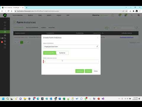 Form Definition Form Data Tables