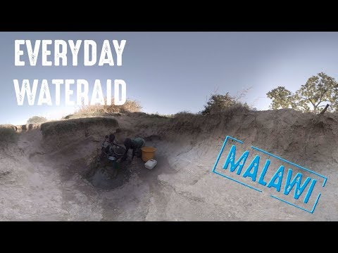 Everyday WaterAid, collecting dirty water in Malawi - 360 | WaterAid