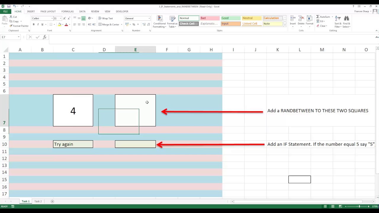 Randbetween & VLookup