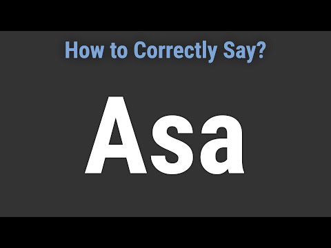 How to Pronounce Name Asa (Correctly!)