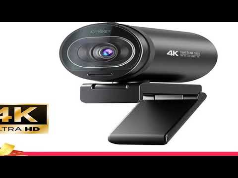 Webcam 4K Streaming Web Camera 1080P 60FPS USB Camera EMEET S600 Autofocus Living Stream Camera With
