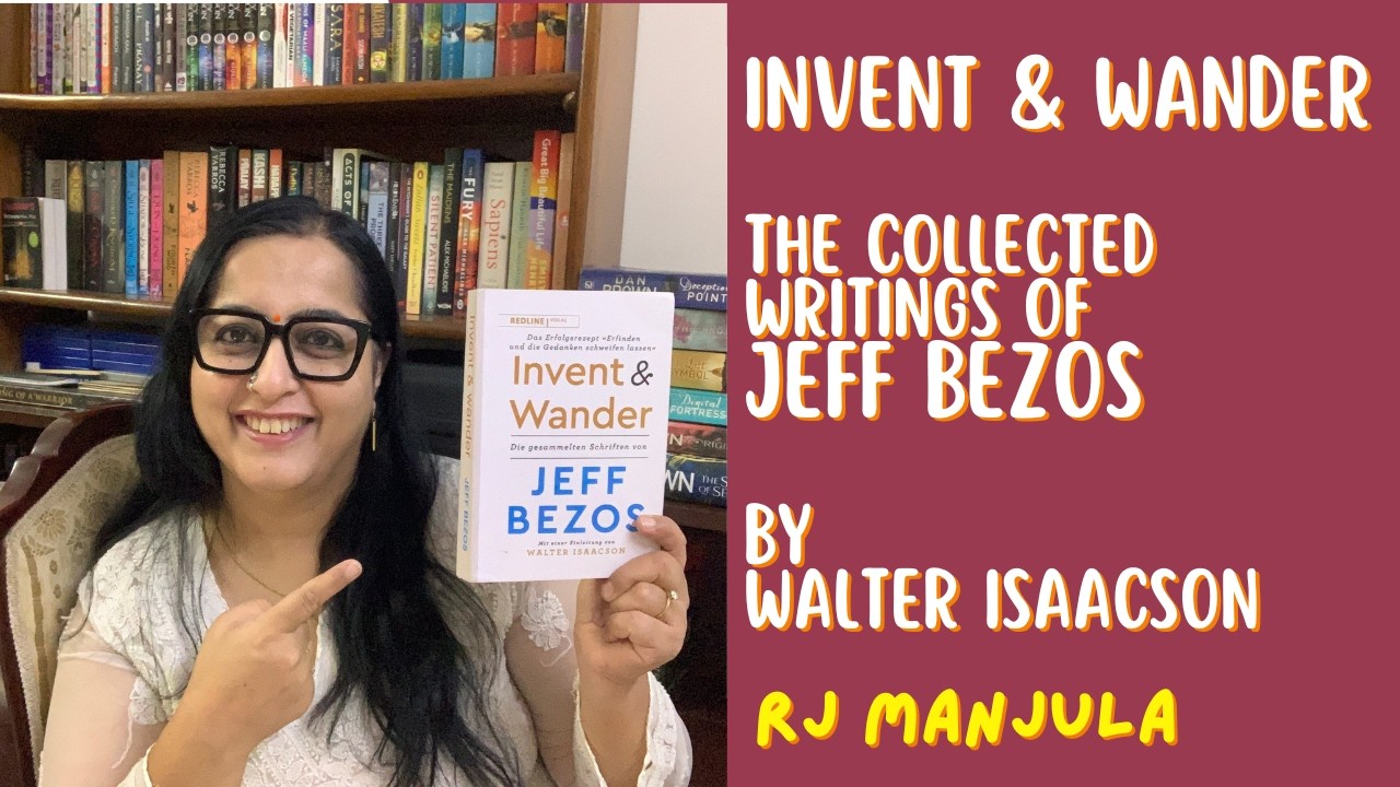 INVENT & WANDER JEFF BEZOS Writings By Walter Isaacson #jeffbezos #bookreviewbyrjmanjula #amazon