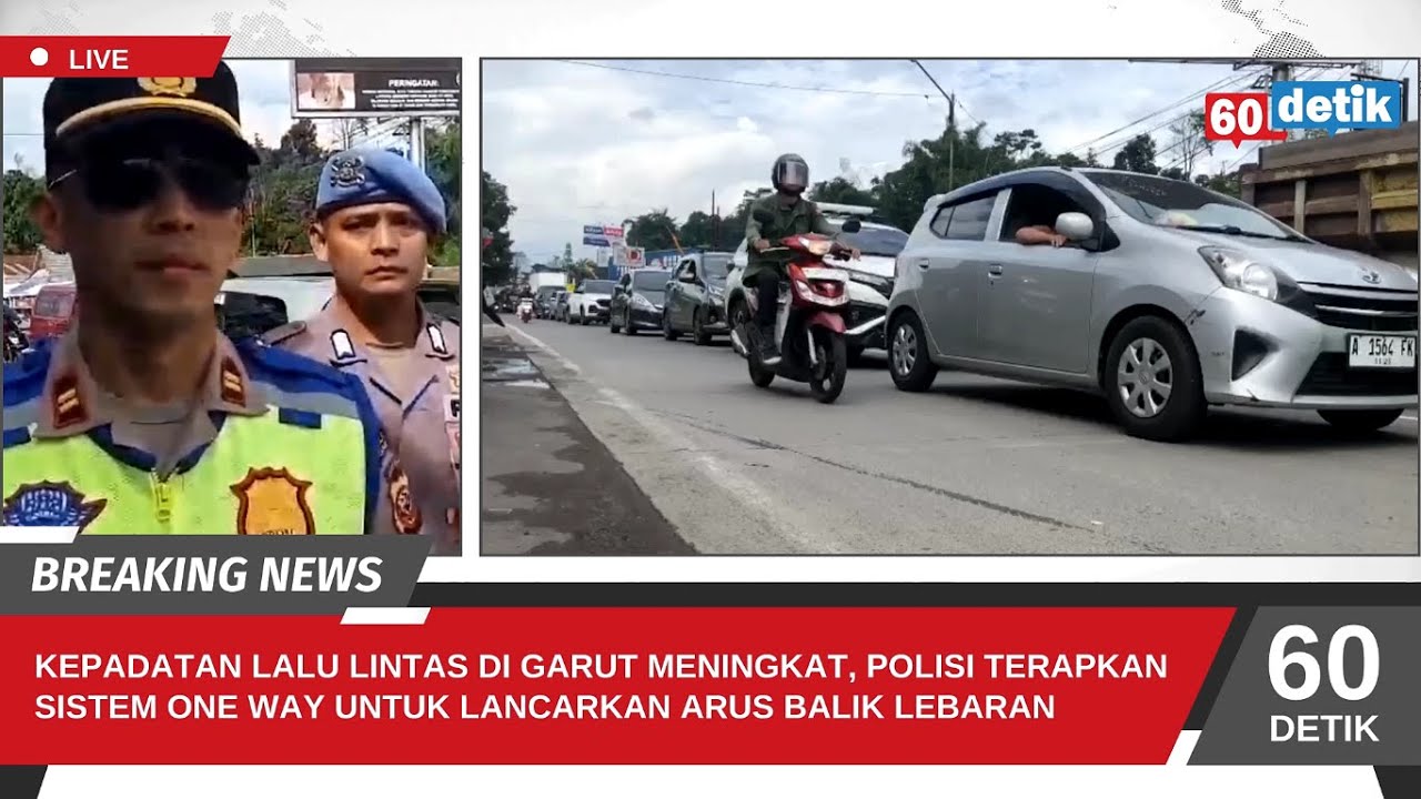 Arus Balik Lebaran Garut Meningkat, Polisi Gunakan Sistem One Way untuk Atasi Kemacetan - Garut ...