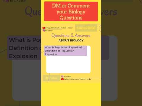 What is Population Explosion? | Definition of Population Explosion #shorts #biology #bivkedar