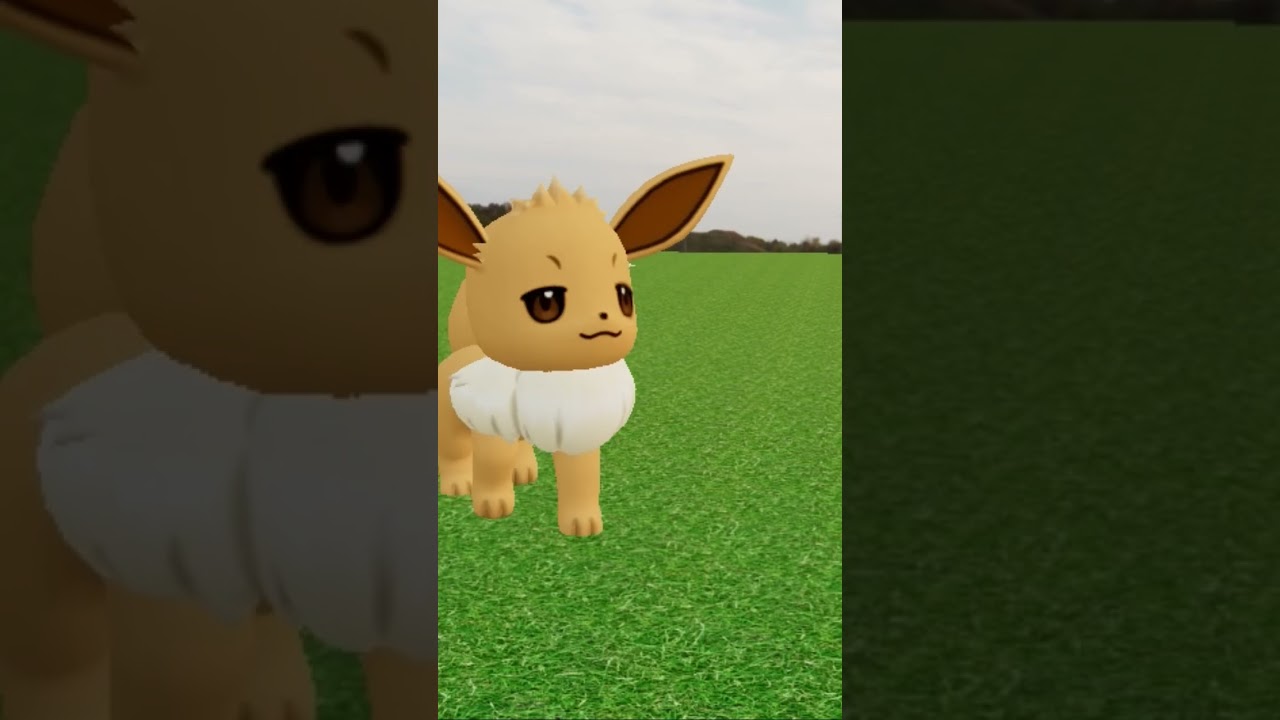 A 3D animation walking Eevee