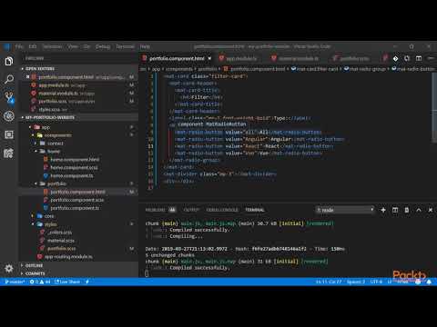 Learn Responsive Web Development with Bootstrap 4 and Angular 7 Add Portfolio Structure|packtpub ...