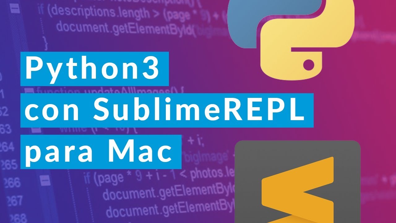 SublimeREPL con Python 3 en Mac