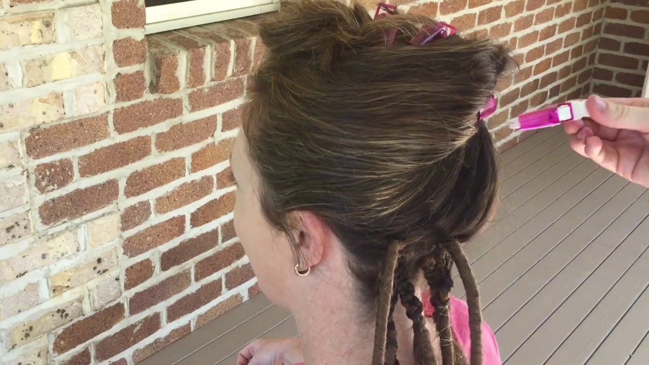 How to install Double Ended dreadlock extensions