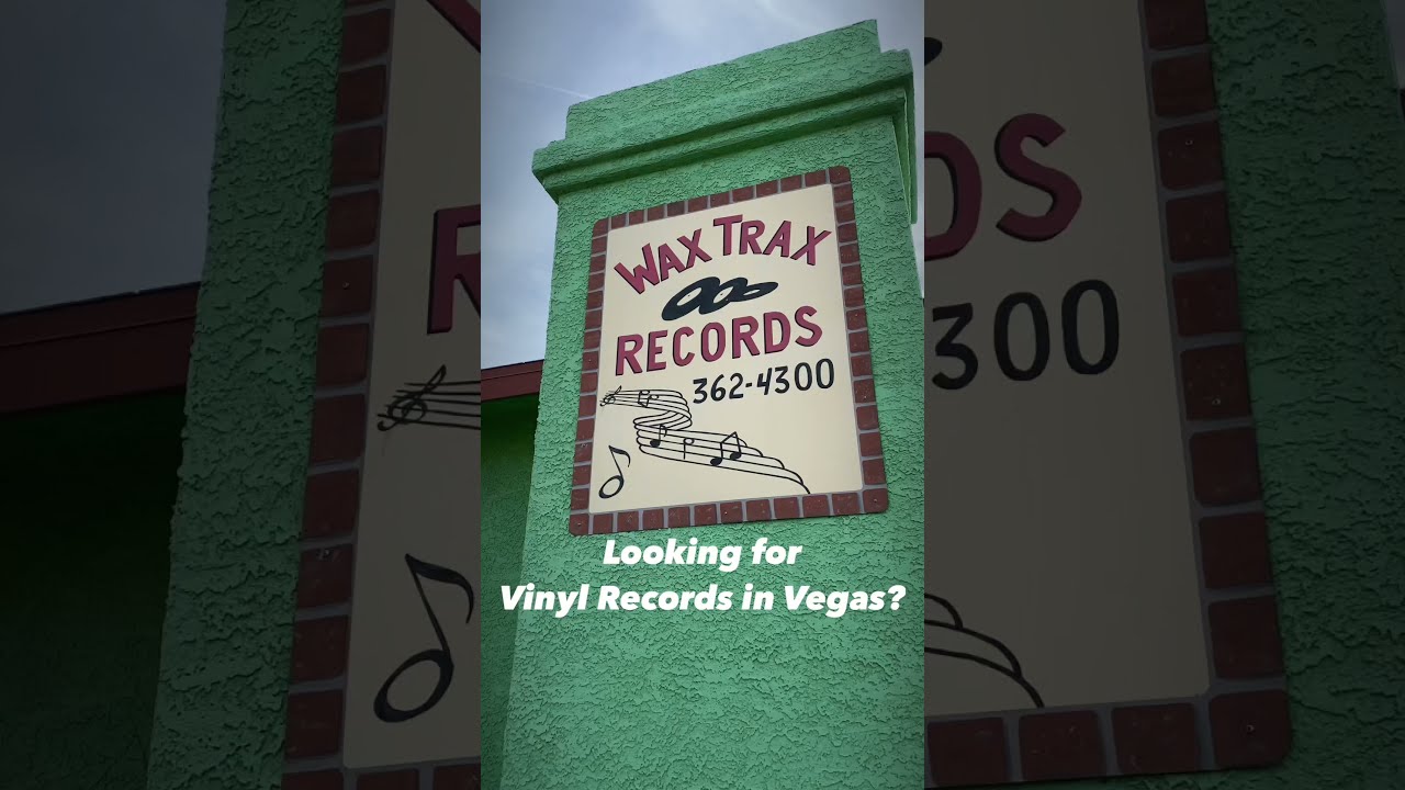 Where to buy vinyl records in Las Vegas | Wax Trax Records #shorts