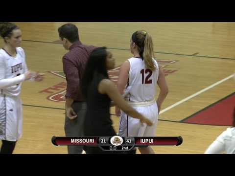 IUPUI-Missouri Women's Basketball highlights (12-4-2016)
