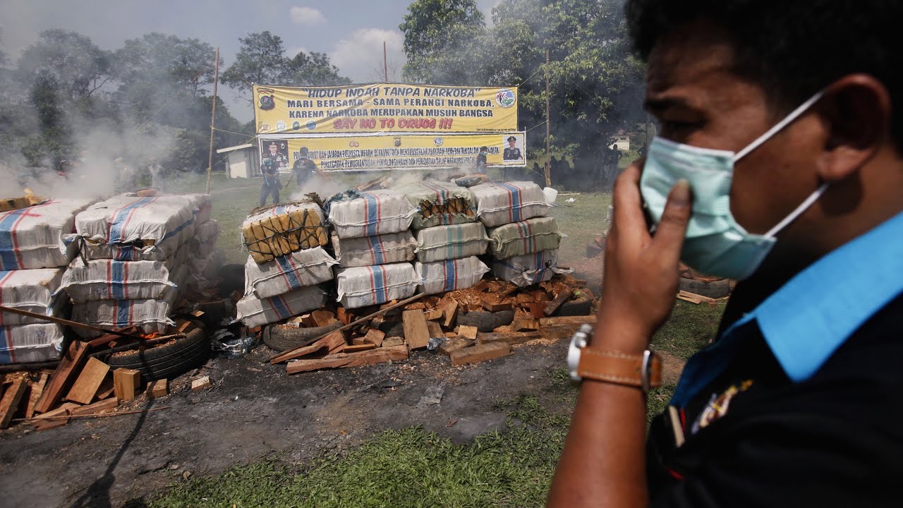 Indonesian Cops Burn Seized Weed, Get Entire Town High