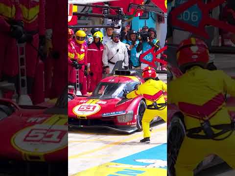 24 Heures du Mans 2023 - Ferrari #51 in the pits