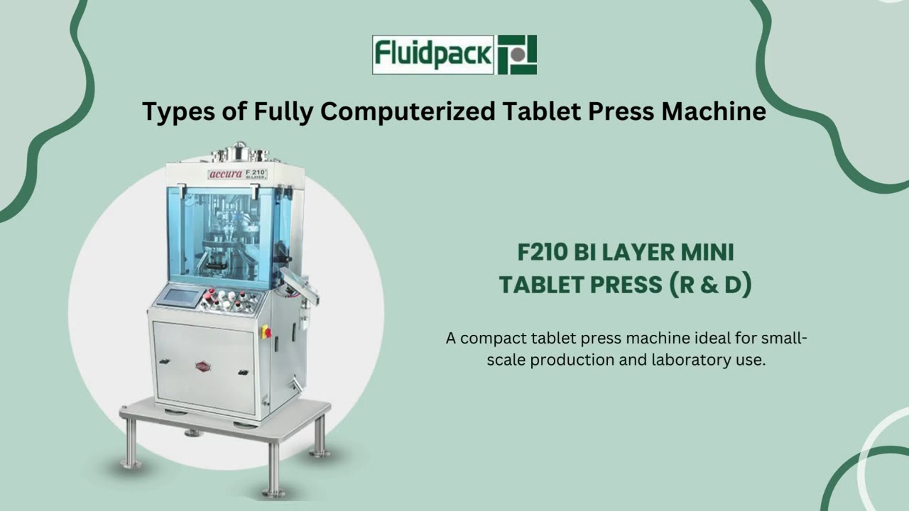 Types of Fully Computerized Tablet Press Machine