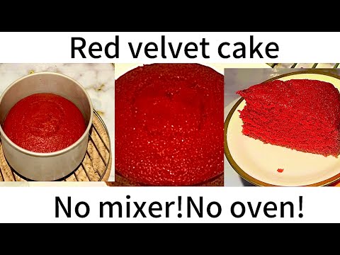 Quick and easy red velvet cake at home / ready in few minutes