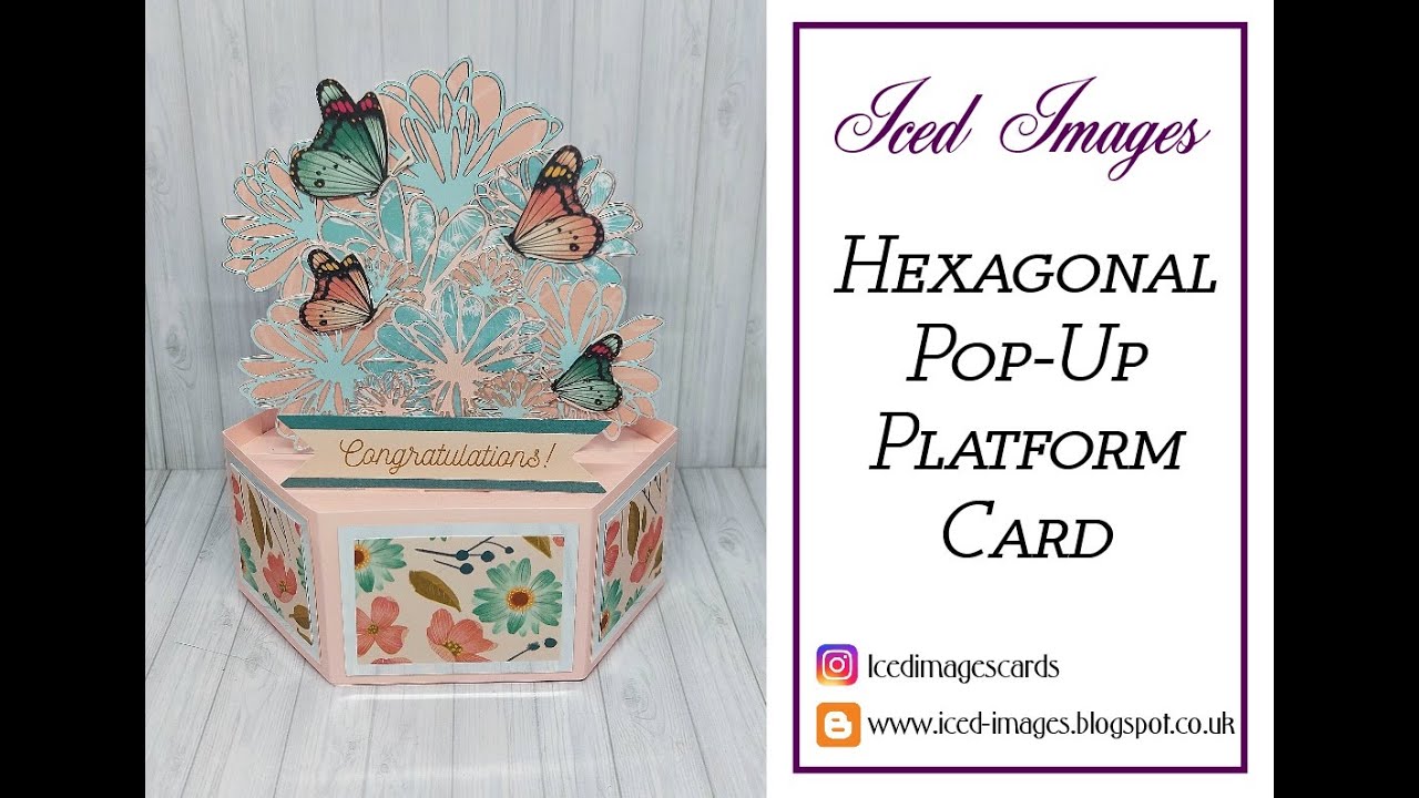 Hexagonal Pop Up Platform Card