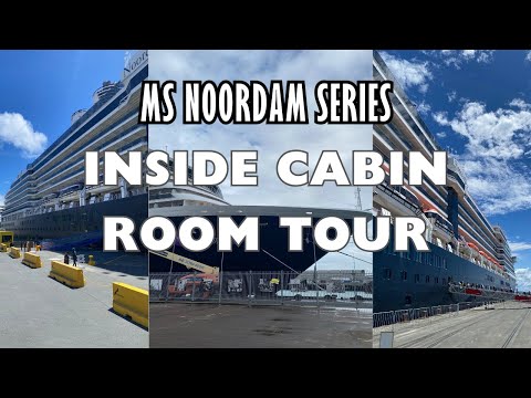 Interior Cabin Room Tour on MS Noordam Cruise Ship | Deck 4 | Holland America Line | Inside the room