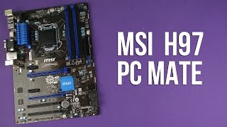 MSI H97 PC Mate купити в інтернет-магазині: ціни на материнська плата ...