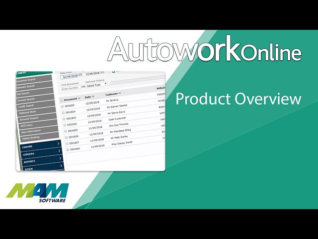 MAM Autowork Online Pricing, Reviews, & Features in 2022