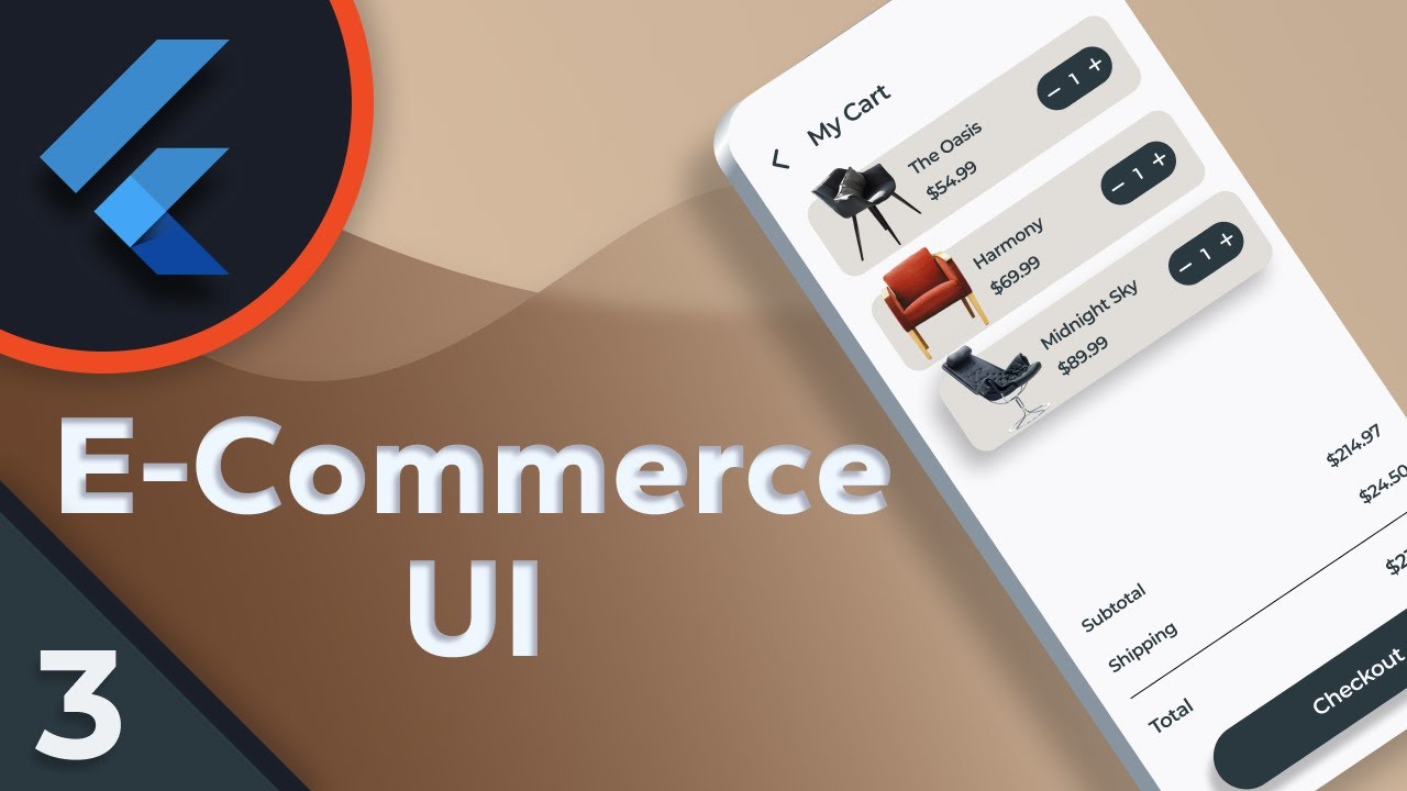 E-Commerce UI - Part 3 | Flutter UI | Speed Code
