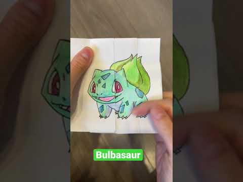 Pokémon Evolution Endless Flip Card - Bulbasaur #shorts #drawing