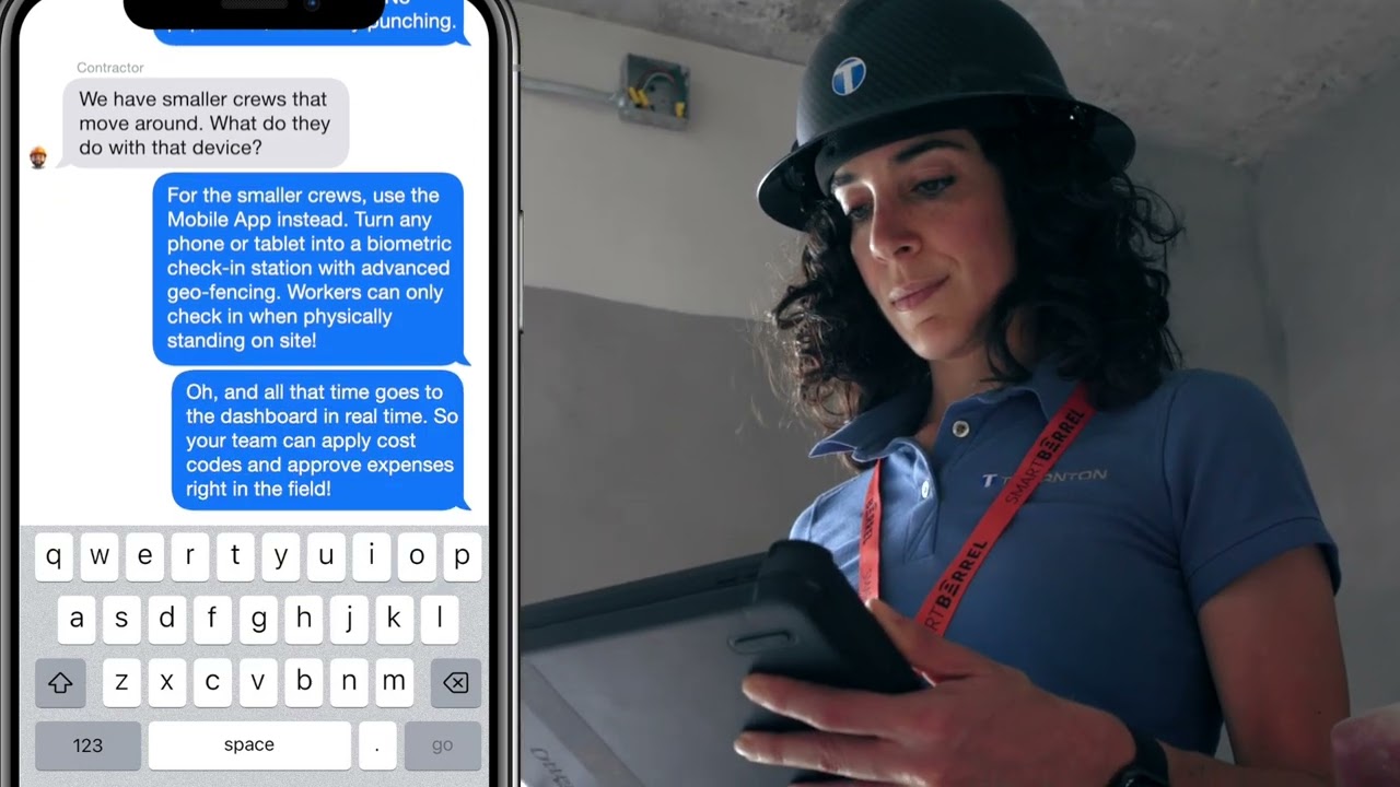 Field Time Tracking for Construction Crews: Hardware + Mobile