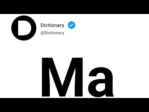 Ma Meaning In English