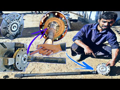 Broken Rear Wheel Axle Replacement Repairing|Amazing Technique Restoration Rear Wheel AxleHino truck