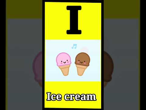I words | I for icecream I for igloo words that starts from I #abcdshorts #alphabet #kidsabcdvideo