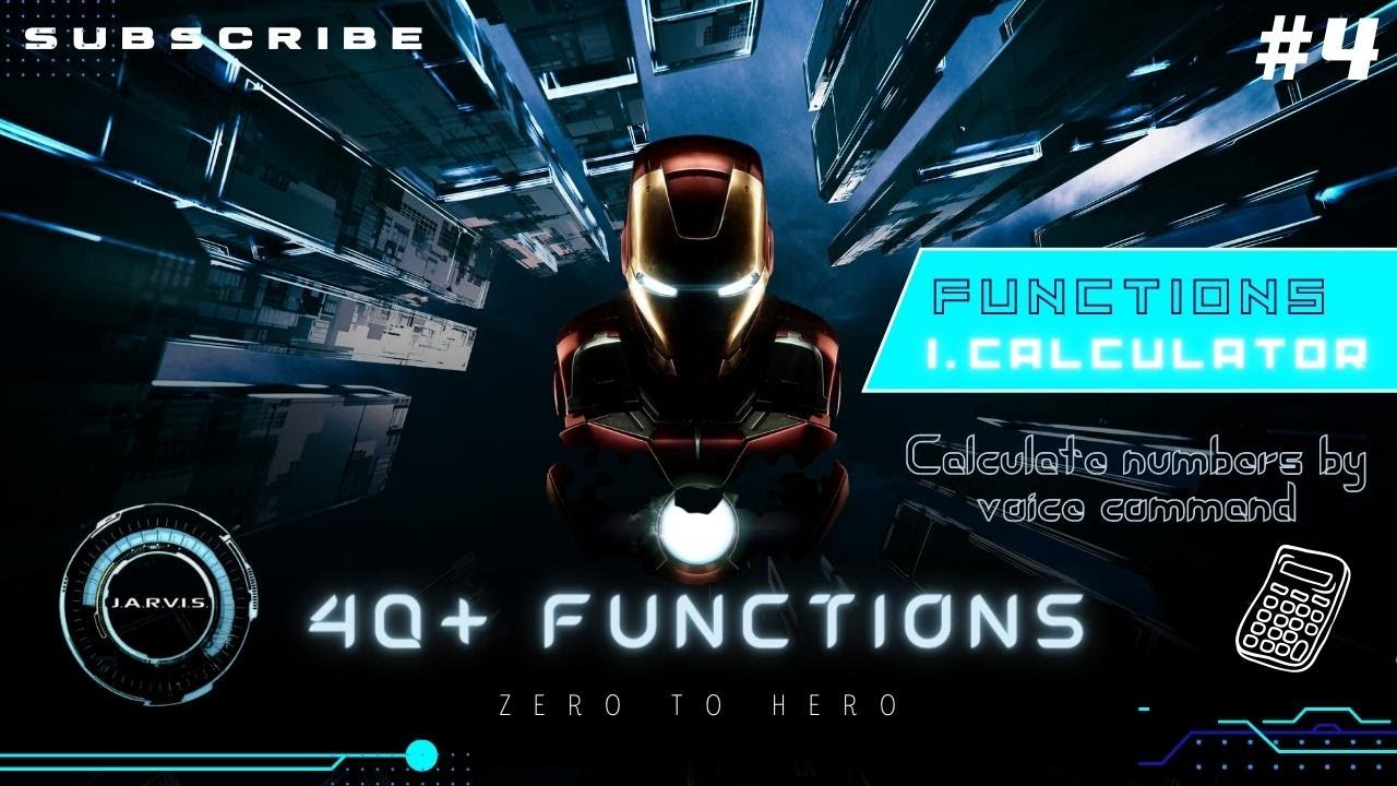 Calculate Function | 40+ Functions | THE BIGGEST JARVIS | Build Jarvis in python | #4