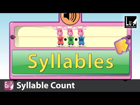 Syllable Count Song โ Learn Grammar โ Learning Upgrade App