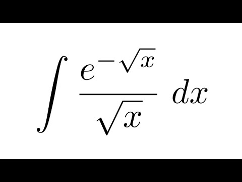 Integral of e^-sqrt(x)/sqrt(x) - Integrals ForYou