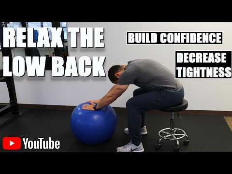 Stretches and Exercises for the Low Back (Relax muscles and Decrease stiffness)