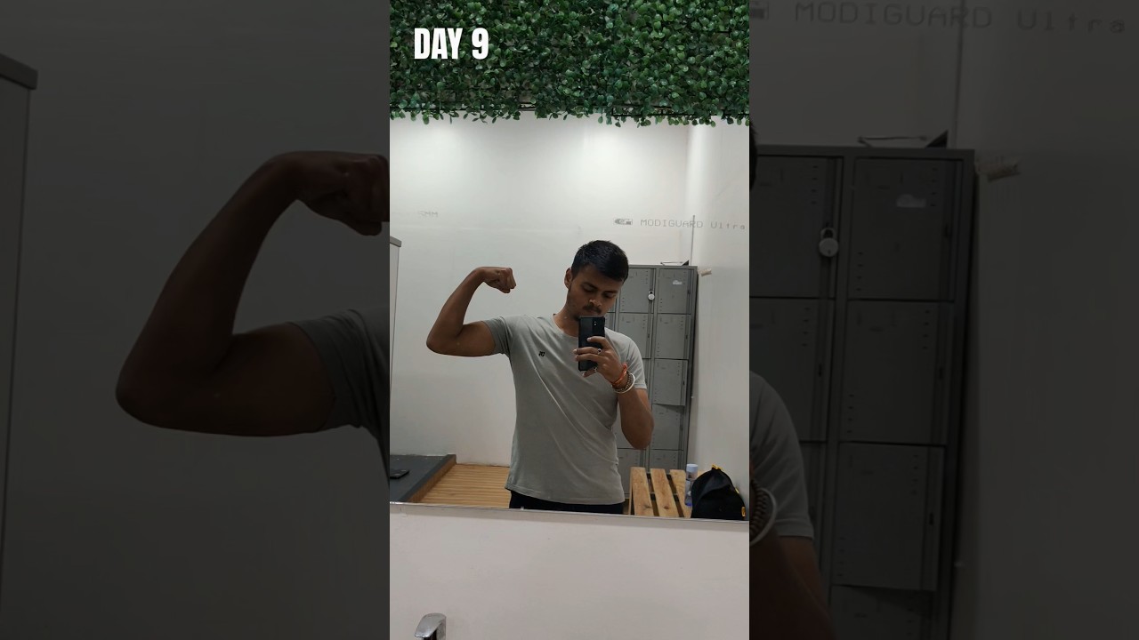 DAY 9 | TRANSFORMATION SERIES #minivlog #shorts #gym